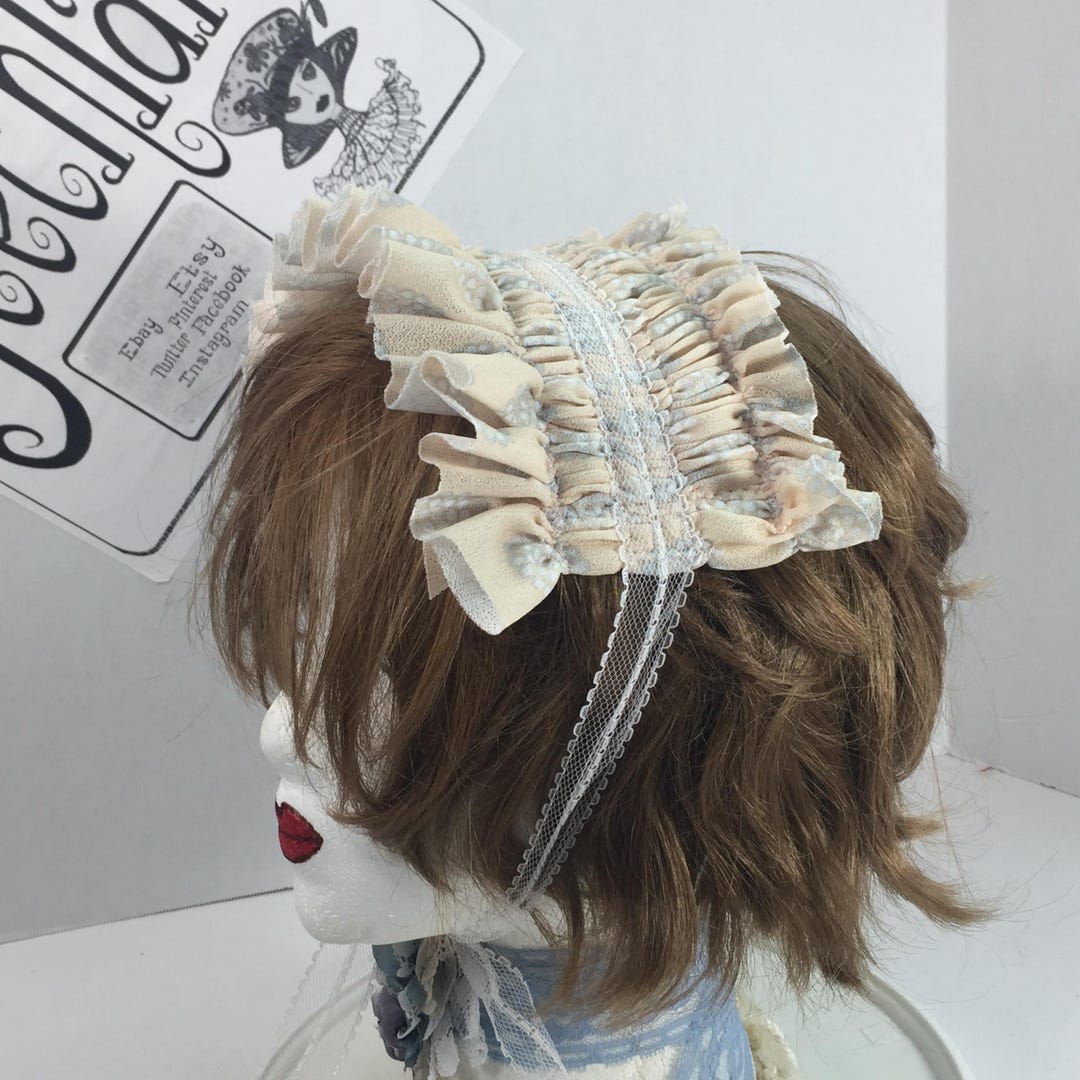 Lolita Headband, Shabby Cottage Core, Headdress, Kawaii Accessory ...