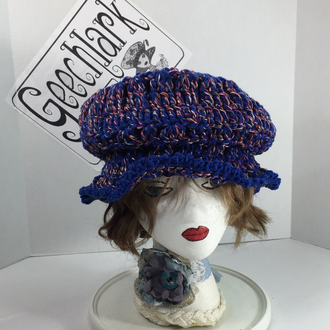 Poofy Hat, Goblin Hat, Comfy Crochet, Boho Hat, M, Geechlark 6884 - Etsy