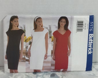 Butterick 6063 90's Dress Very Easy Sewing Pattern | Etsy