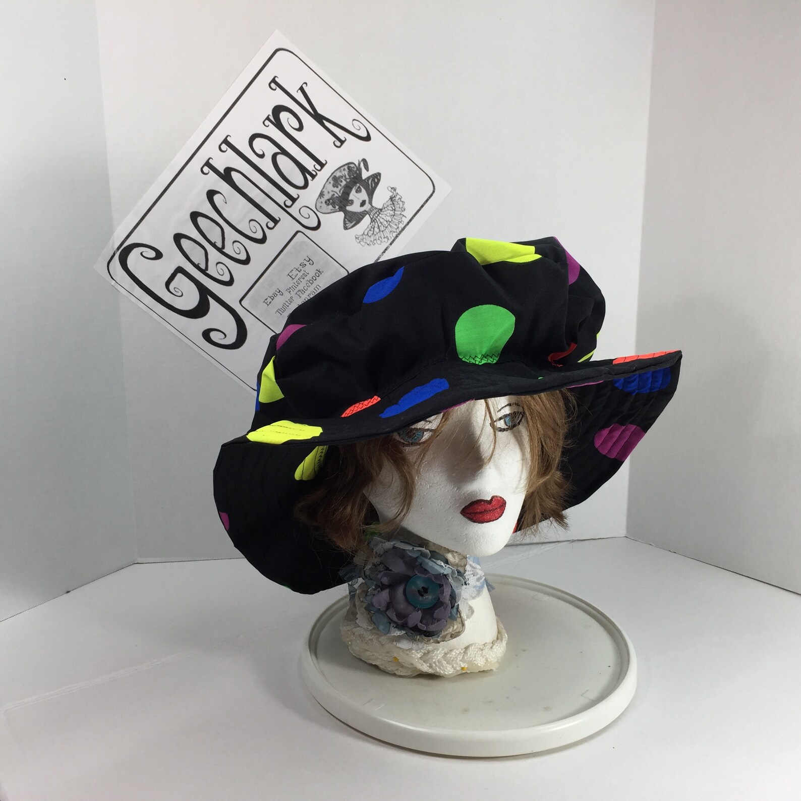 Oversize Poofy Hat Circus Clown Hat Costume Cosplay XL - Etsy