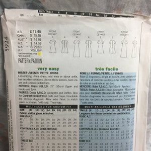 Butterick 5924, Misses Petite, Very Easy, Maxi Dress, Spring Summer ...