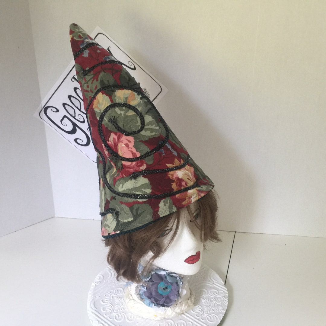 Hedge Witch Hat, Wizard, Goblin Hat, Gnome, Fantasy, L, Geechlark 7034 ...