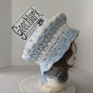 Poofy Hat, Bohemian Festival Hat, Comfy Crochet, Soft Boho Hat, L ...