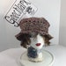 Poofy Hat, Bohemian Festival Hat, Comfy Crochet, Soft Boho Hat, M ...