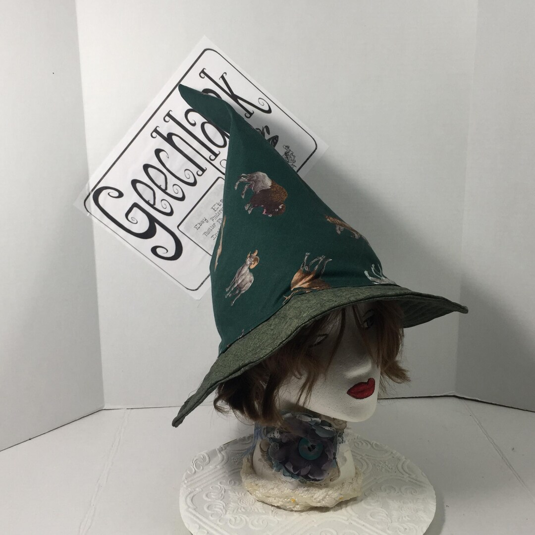 Hedge Witch Hat, Goblin, Gnome, Wizard, Size Large, Geechlark 7120 - Etsy