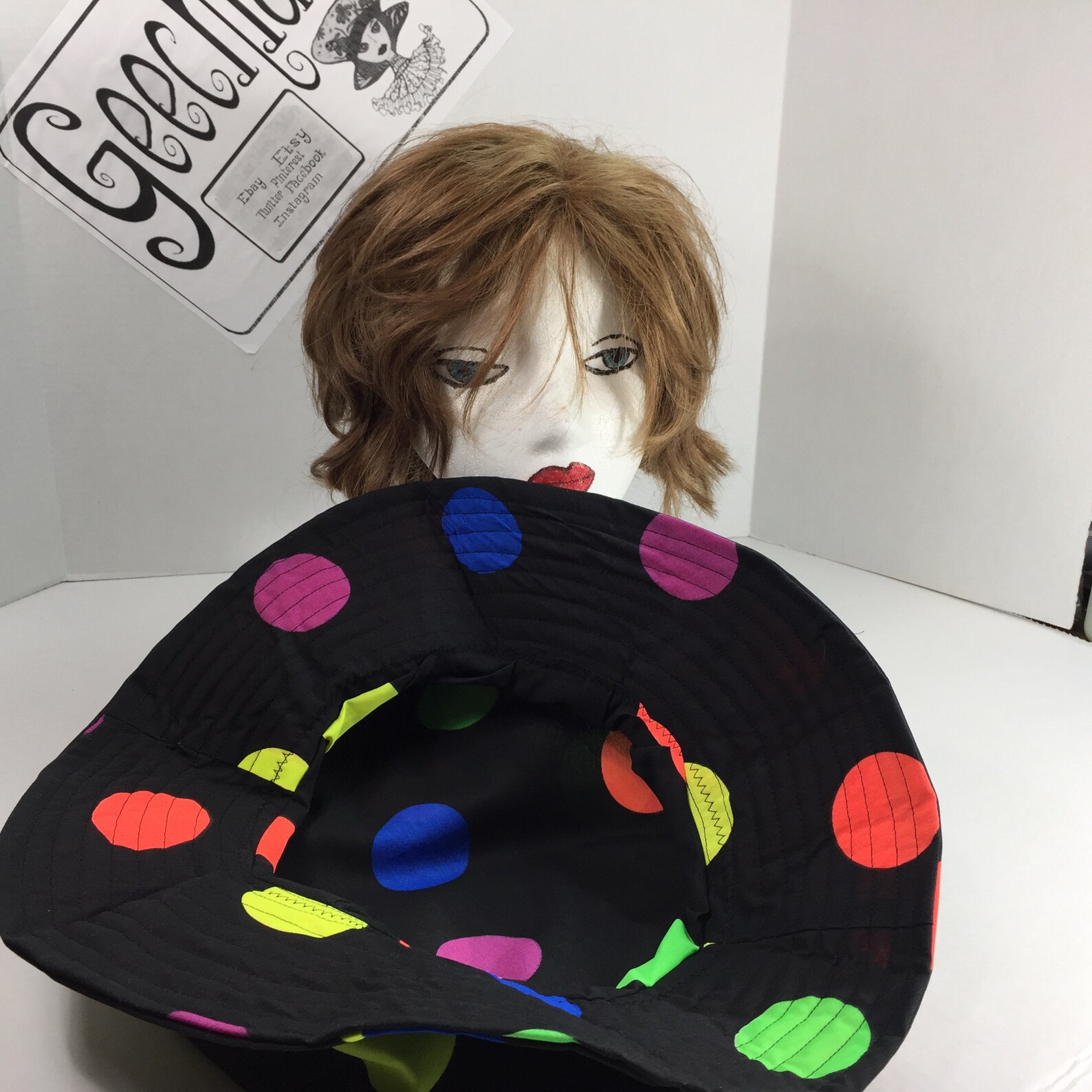 Oversize Poofy Hat Circus Clown Hat Costume Cosplay XL - Etsy