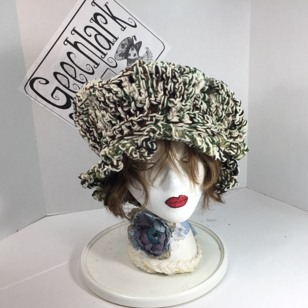 Poofy Hat, Goblin Hat, Comfy Crochet, Boho Hat, L, Geechlark 6751 - Etsy
