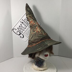 Hedge Witch Hat, Goblin, Gnome, Wizard, Embroidery, Size Medium ...