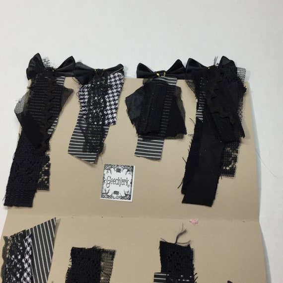 8 Gothic Altered Paper Clips Junk Journal Embellishment - Etsy