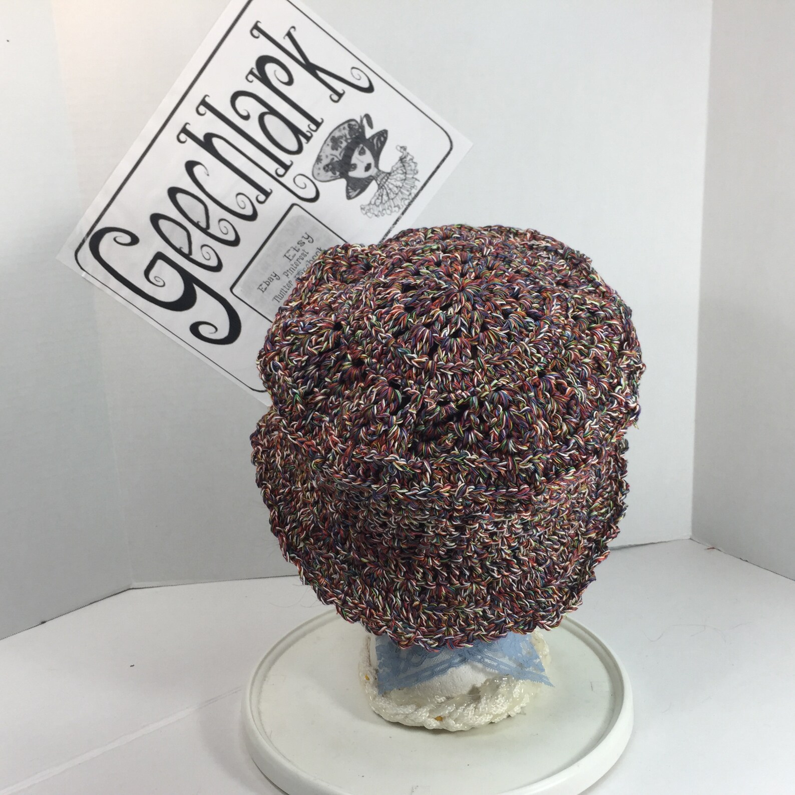Poofy Hat, Bohemian Festival Hat, Comfy Crochet, Soft Boho Hat, M ...