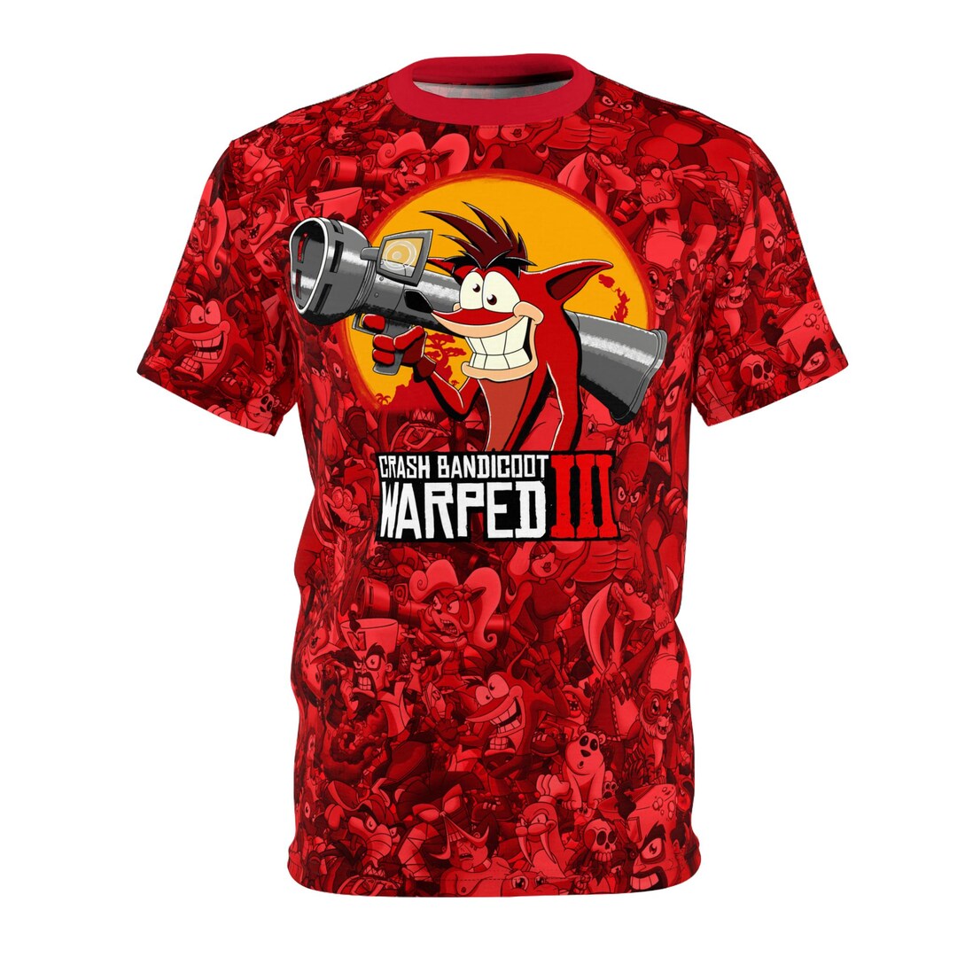 Crash Bandicoot RED DEAD Style - Etsy