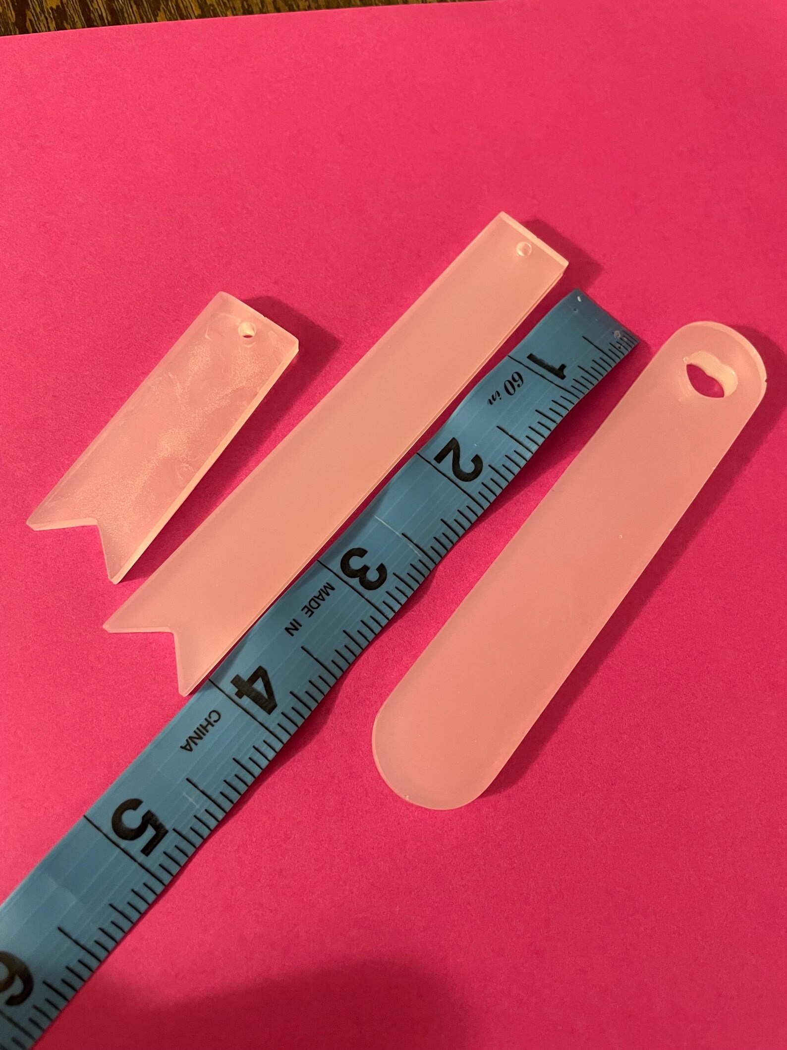 Frosted Resin Ribbon-cut Bookmark - Etsy