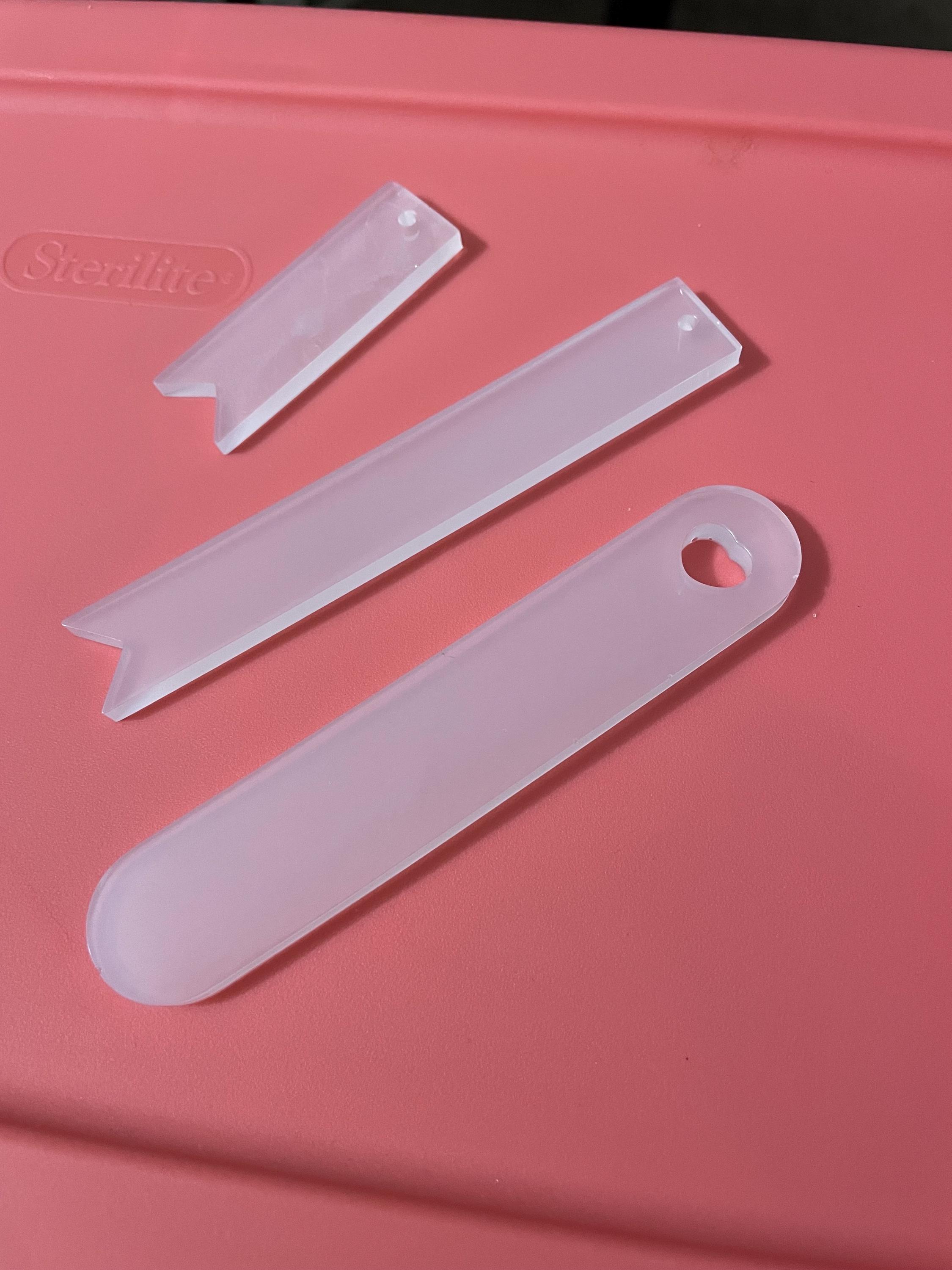 Frosted Resin Ribbon-cut Bookmark - Etsy