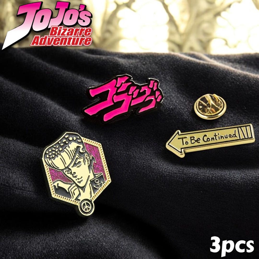 Custom Jojo's Bizarre Adventure Enamel Pins | Higashikata Josuke Metal ...
