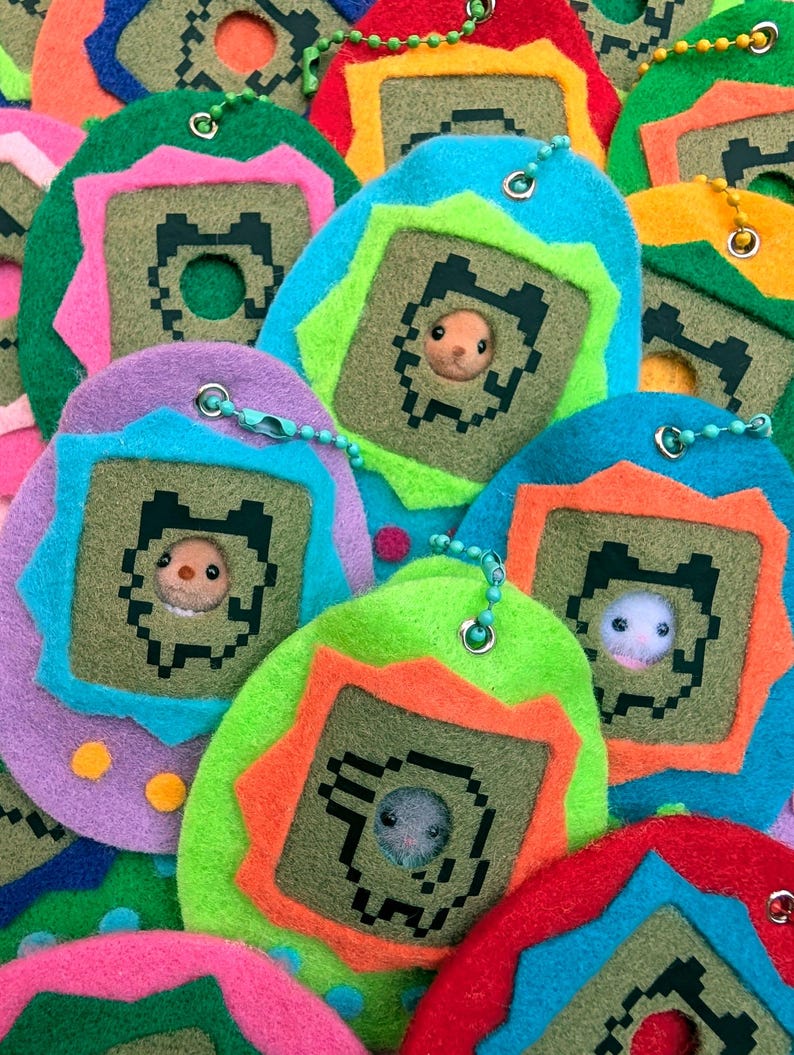 Handmade Tamagotchi Pouch for Collectibles and Miniatures - Etsy
