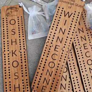 Travel Cribbage Board Laser Cutting Files, SVG, DXF, Customizable ...