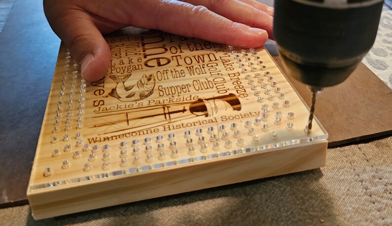 Cribbage Board Laser Cutting Files, SVG, DXF, Customizable, Board Game ...