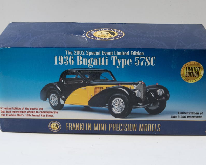 Franklin Mint 1:24 – 1936 Bugatti Type 57SC (limited Edition, Mint ...