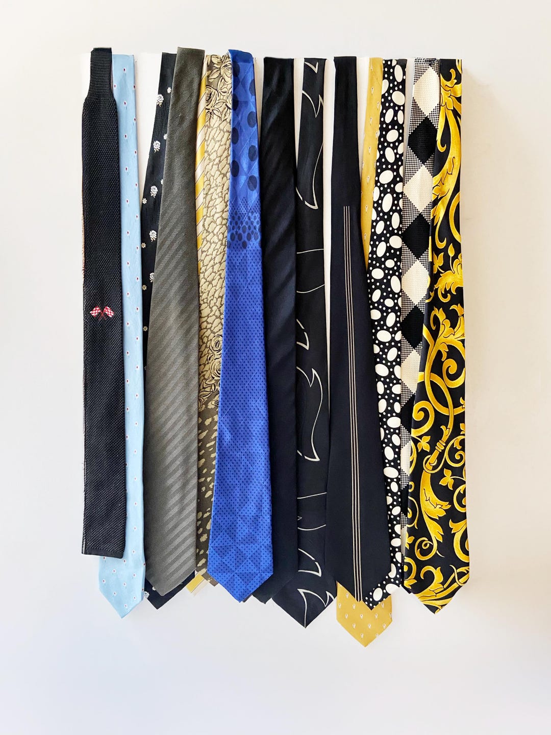 Vintage Designer Silk Tie Collection – Versace, Prada & More – Set of ...