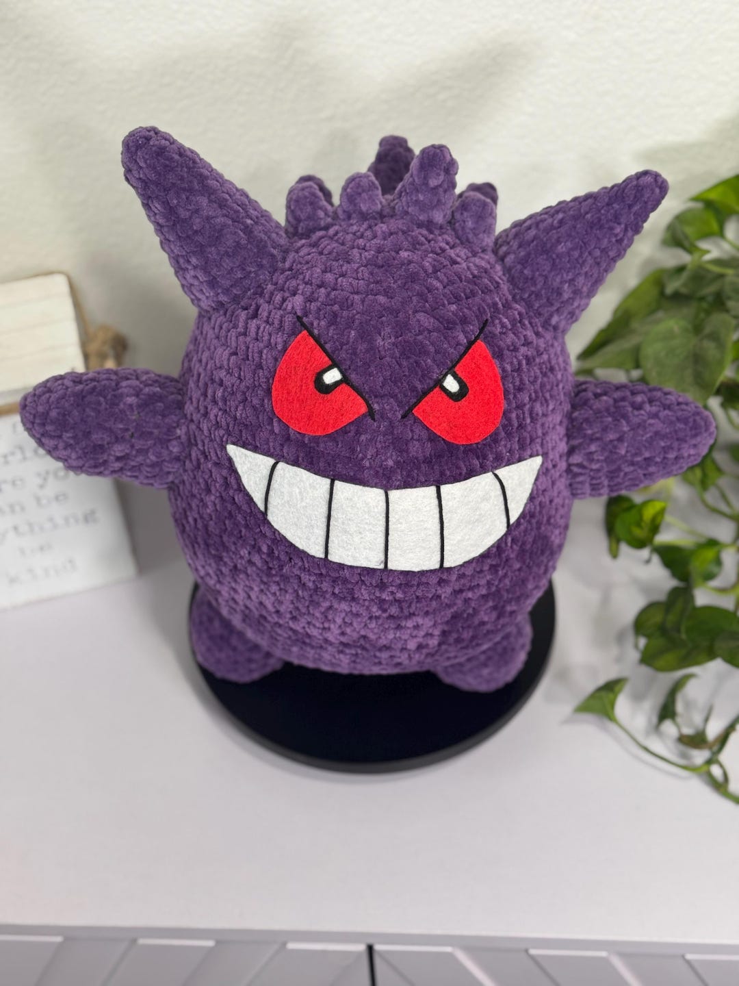 Crochet Large Gengar Pokémon Inspired Doll - Etsy