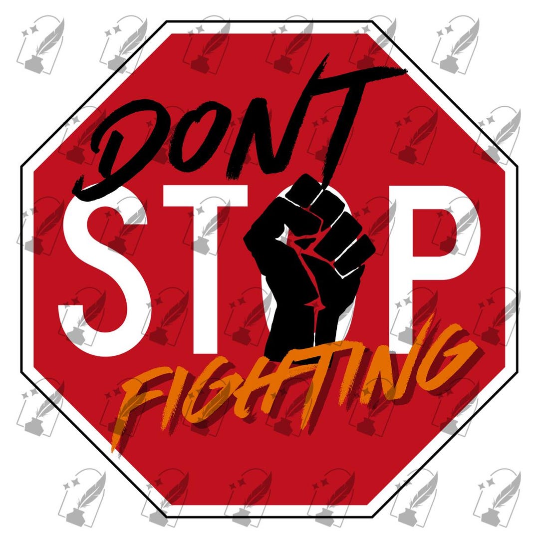 Die-cut Stickers BLM Stop Sign Graffiti Style Sticker, Anti-racism ...