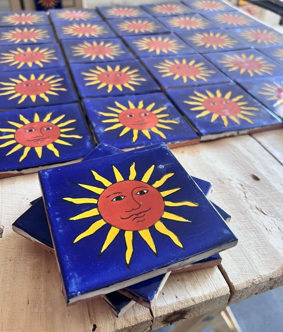 100 Piezas De Azulejo De Talavera Mexicana, Autenticos Azulejos ...