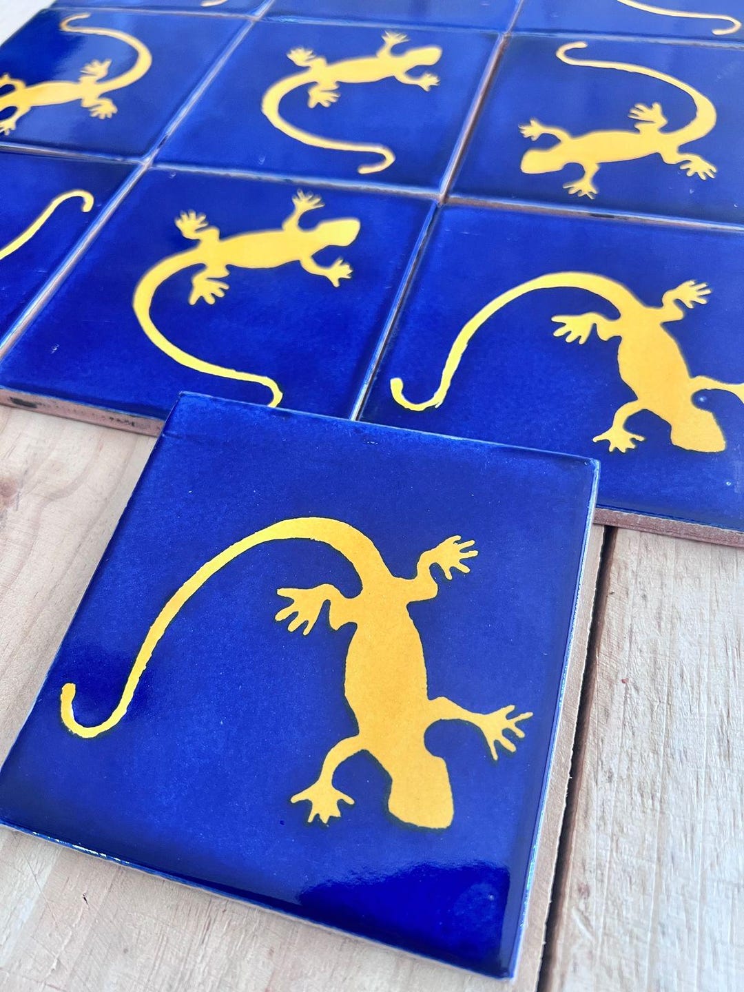 100 Pieces of Mexican Talavera Tiles, Authentic Hand Painted Talavera ...