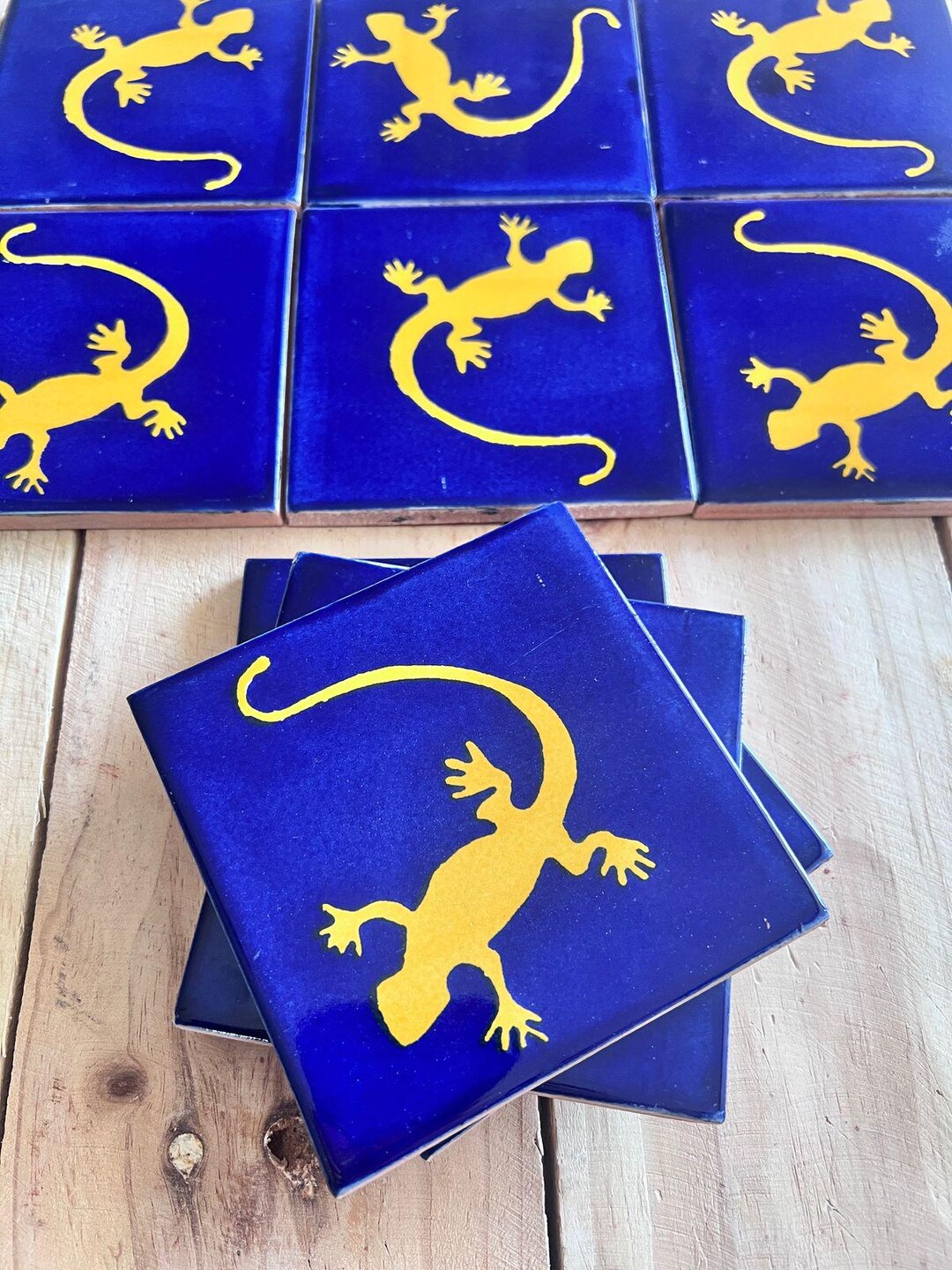 50 Pieces of Mexican Talavera Tiles, Authentic Hand Painted Talavera ...