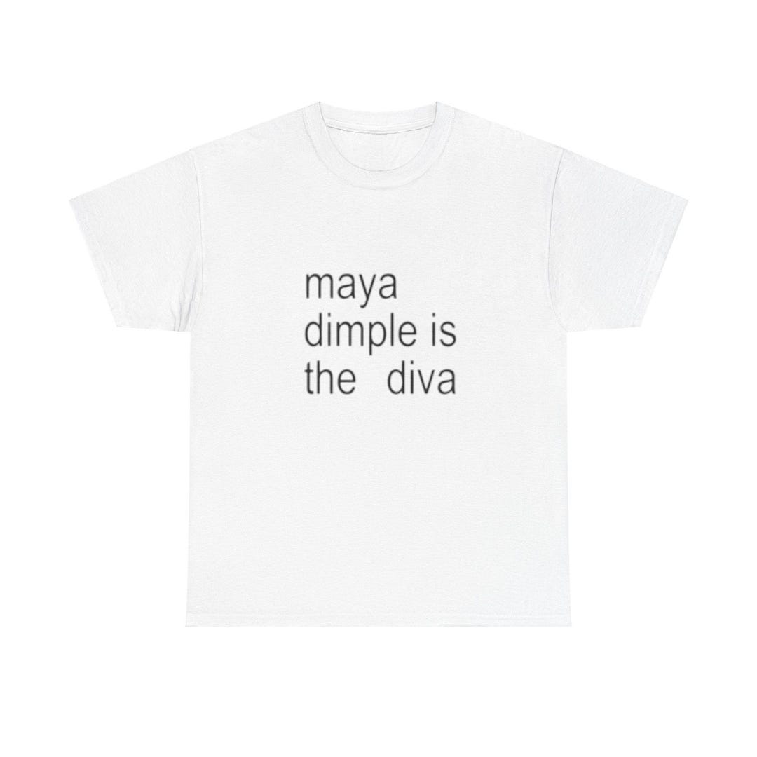Maya Dimple is the Divacotton Tee - Etsy