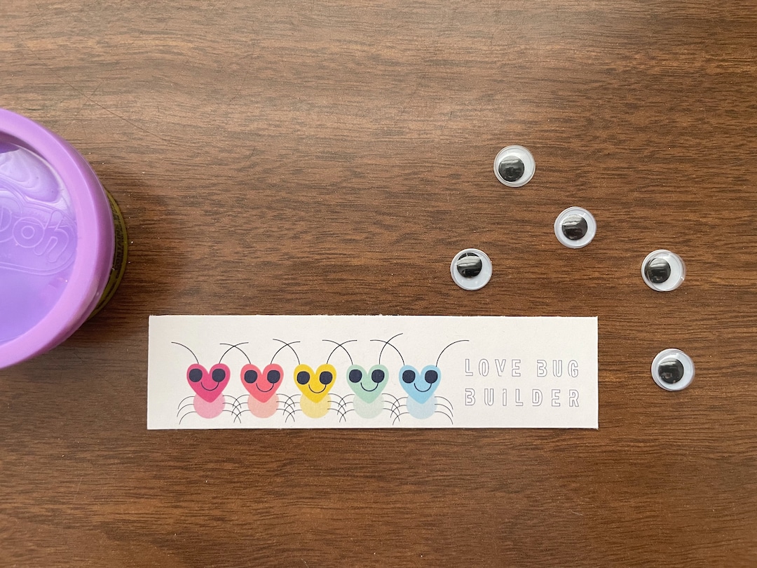 Love Bug Kit Printable for Class Party just Add Playdoh, Pipe Cleaners ...