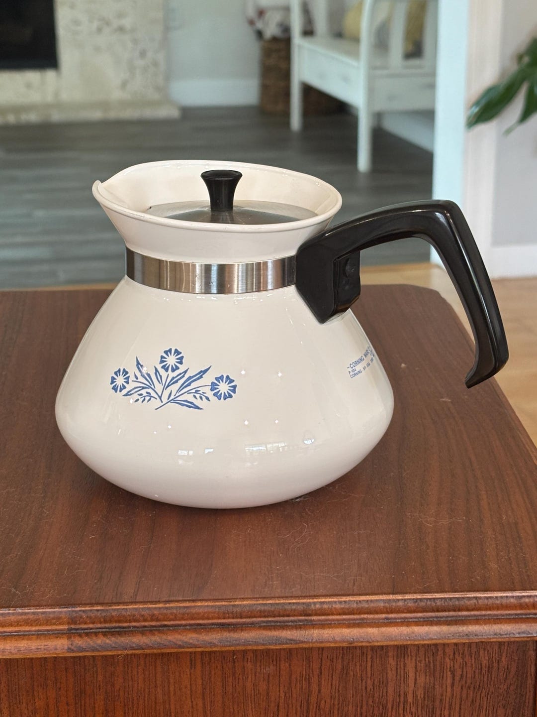 Vintage Corning Ware P-104 6-cup Teapot – Blue Cornflower - Etsy