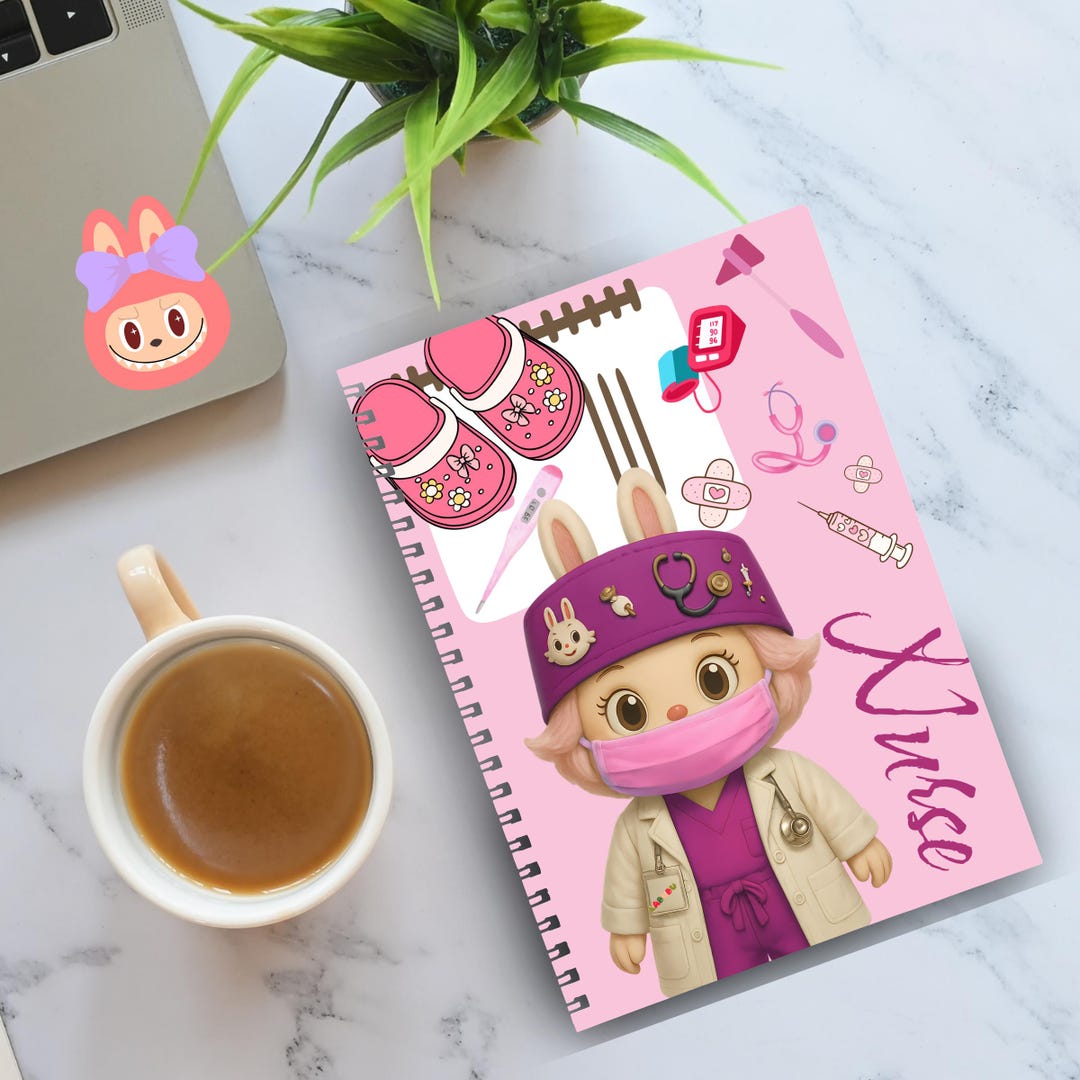 Custom Labubu Spiral Notebook With Names, Back to School Lafufu Gift ...