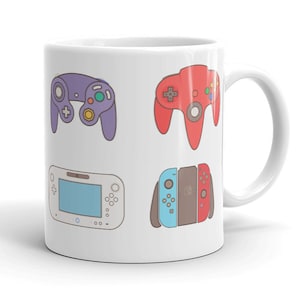Personalized Gamer Coffee Mug Gift, Retro Video Game Controller Mug ...