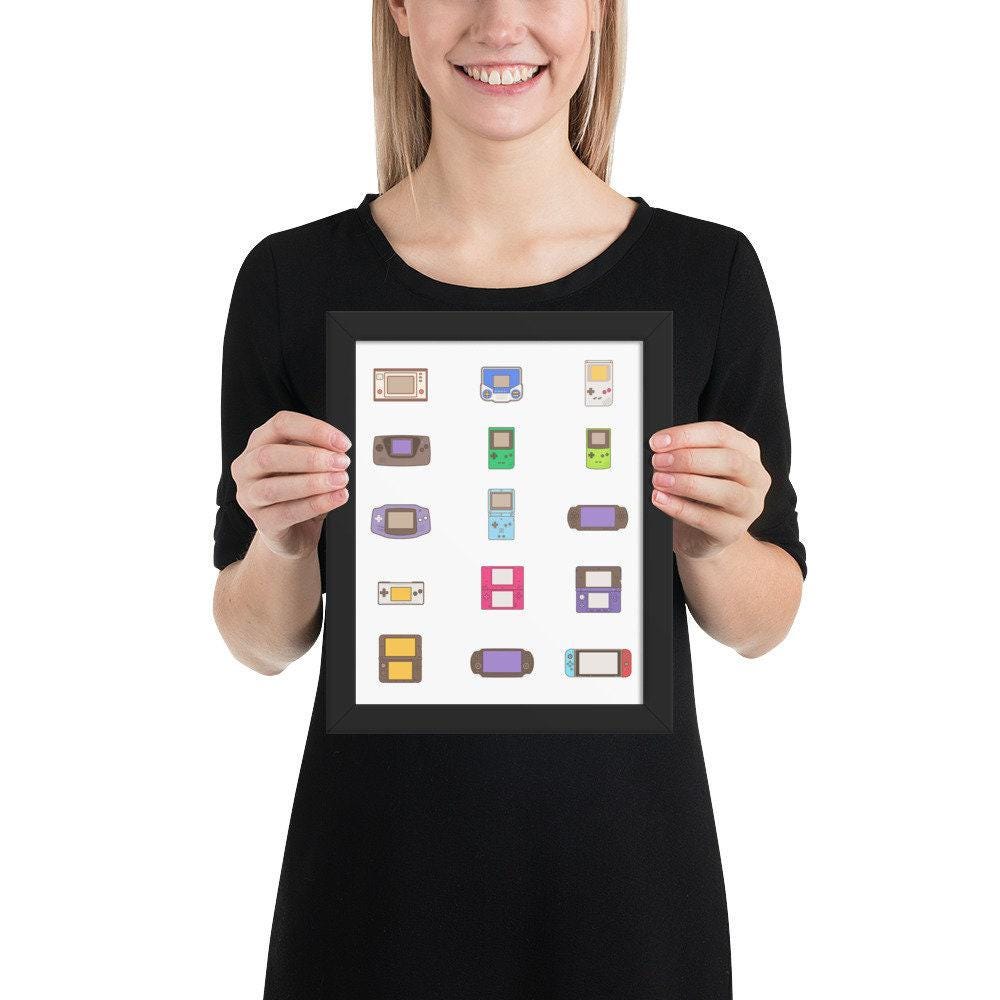 Video Game Room Decor (set of 2 Bundle) | Video Game Art Handheld and ...