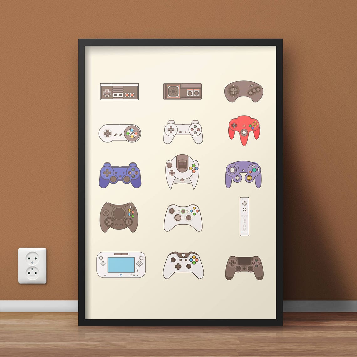 Video Game Controller Video Game Poster Video Game Decor - Etsy UK