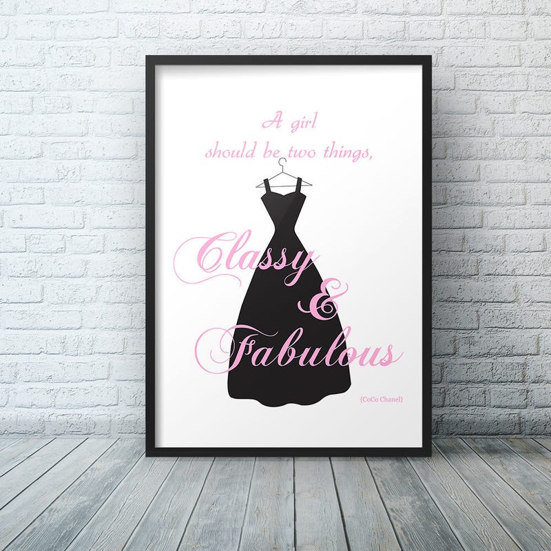 Coco Chanel Poster - Etsy