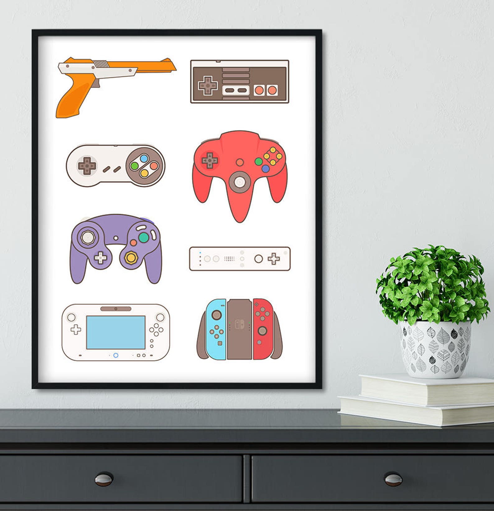 Video Game Wall Art and Gamer Poster Video Game Room Decor | Etsy