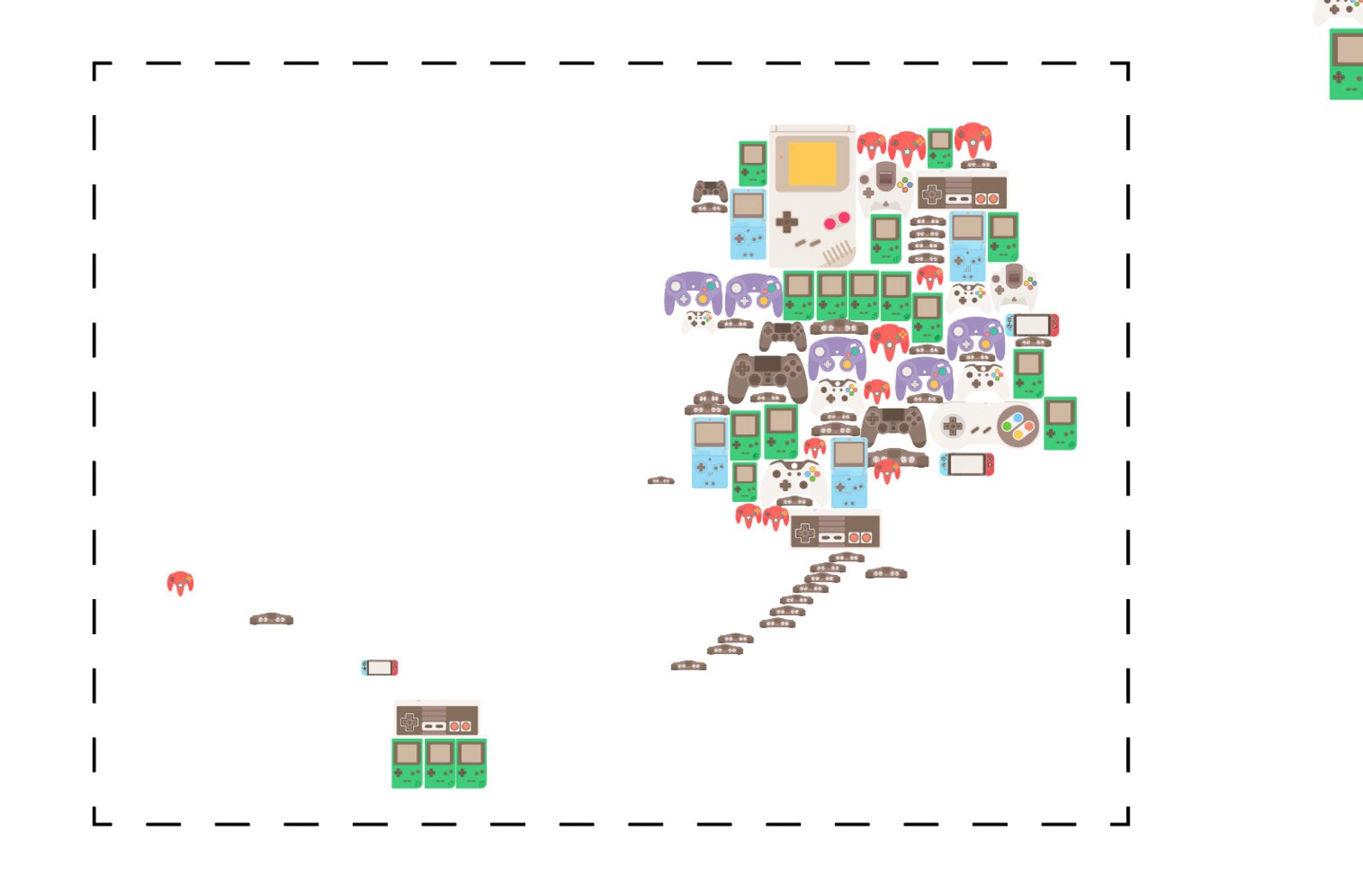 USA Map Video Gamer Decor Video Game Posters for Walls - Etsy