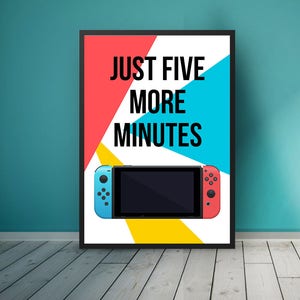 Video Game Controller Poster Retro Video Gaming Man Cave | Etsy