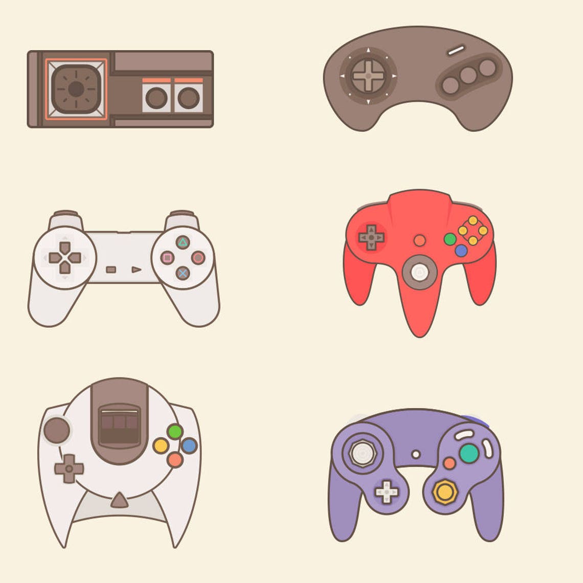 Video Game Controller Video Game Poster Video Game Decor - Etsy UK