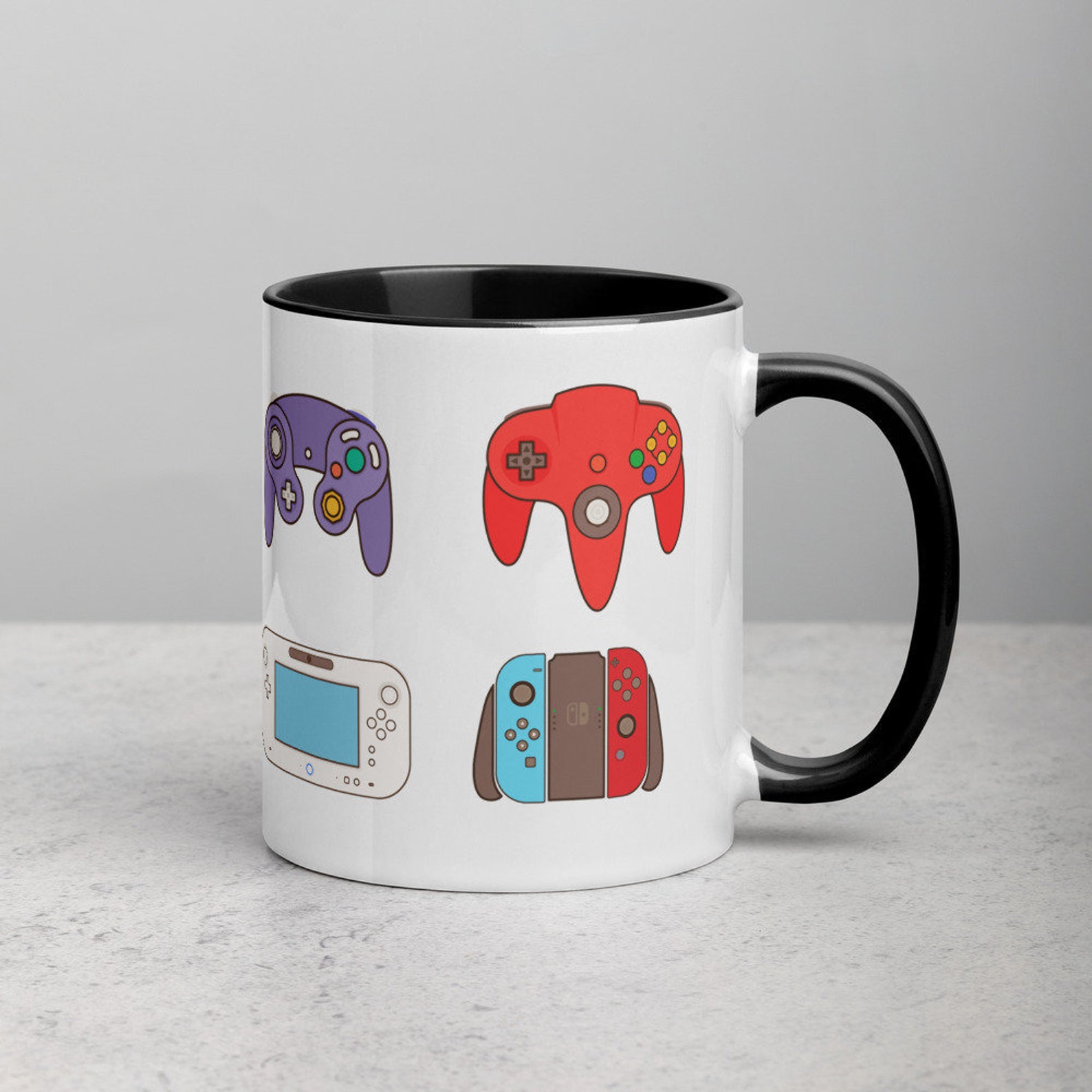Personalized Gamer Coffee Mug Gift, Retro Video Game Controller Mug ...