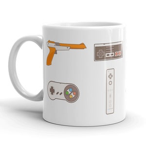 Personalized Gamer Coffee Mug Gift, Retro Video Game Controller Mug ...