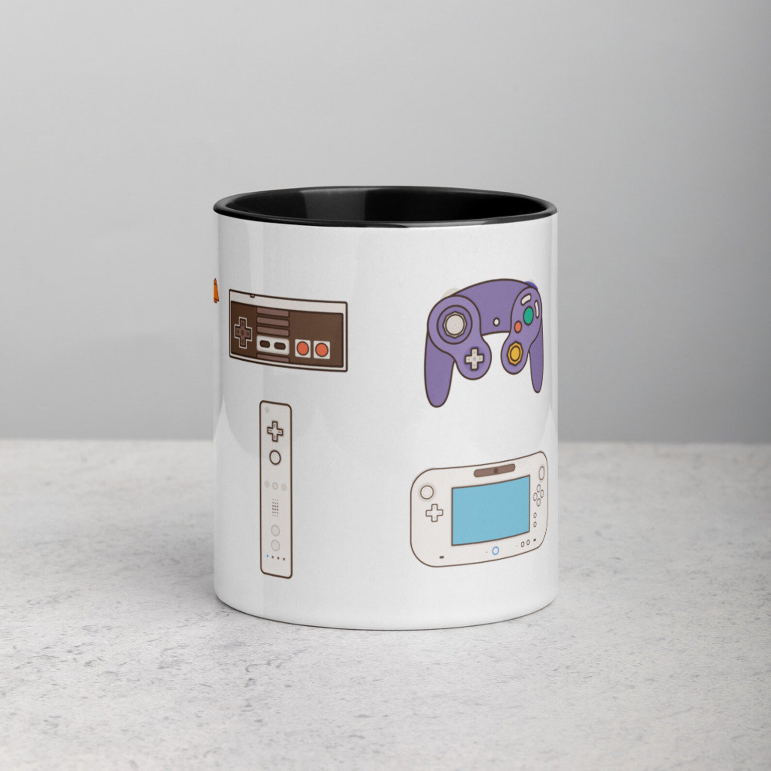 Personalized Gamer Coffee Mug Gift, Retro Video Game Controller Mug ...