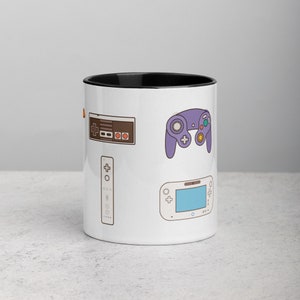 Personalized Gamer Coffee Mug Gift, Retro Video Game Controller Mug ...