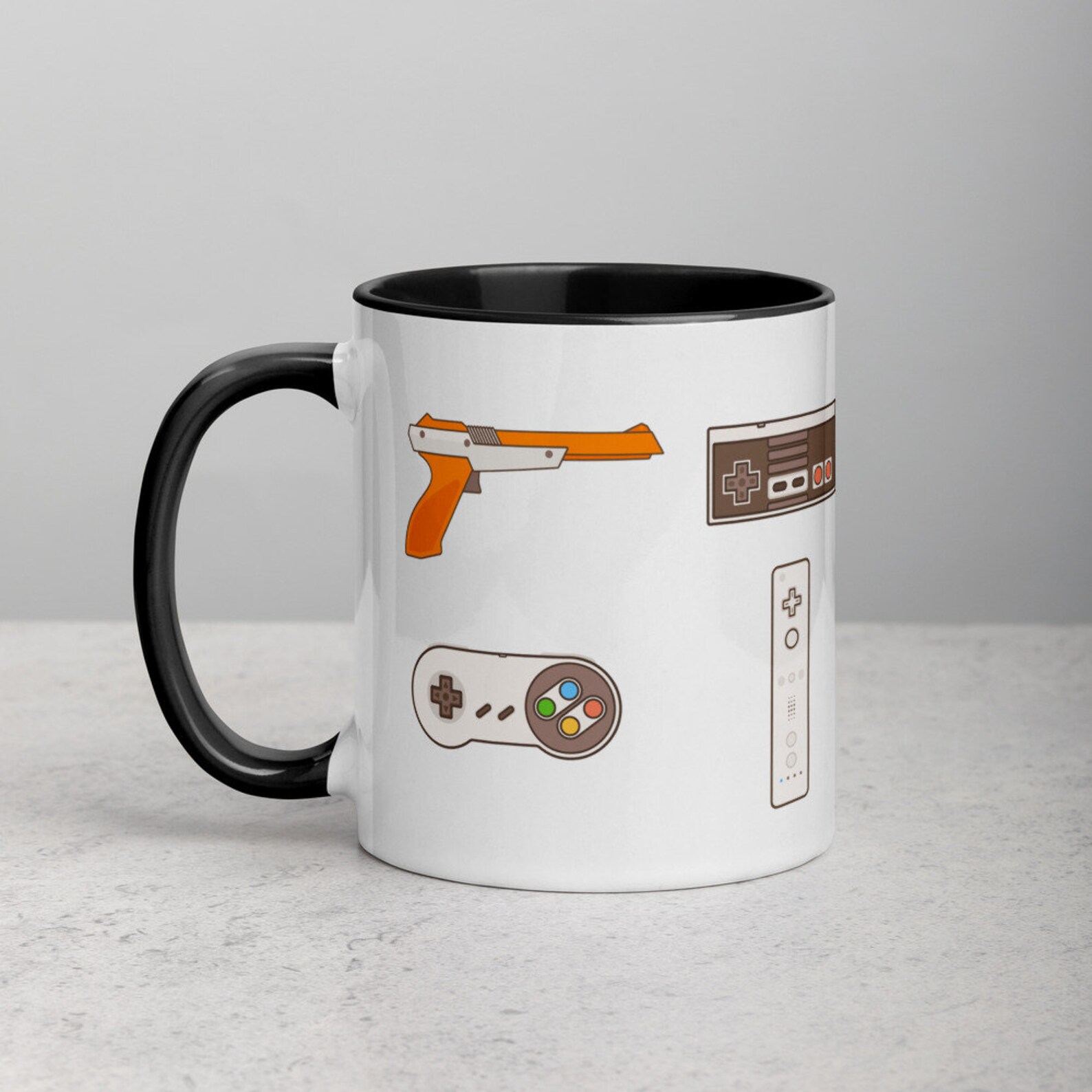 Personalized Gamer Coffee Mug Gift, Retro Video Game Controller Mug ...