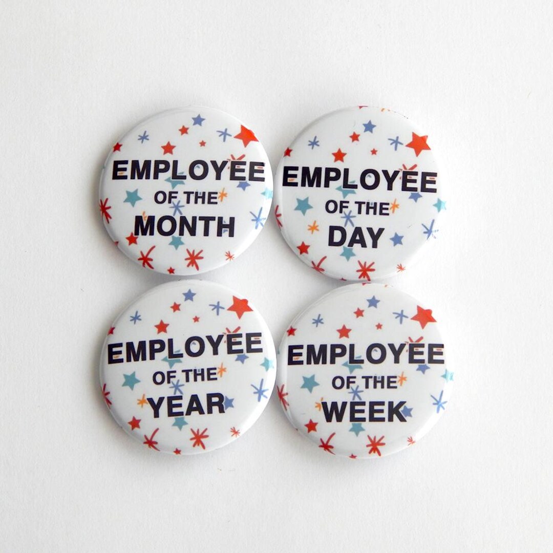 Set of All 4 Employee Teacher Appreciation 1.5 Fridge Magnet, 2.25 ...