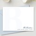 Personalized Family Initial Stationery Set of Flat Note Cards With Envelopes, Custom Family Gift ...