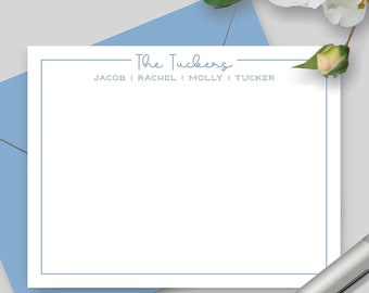 Personalized Stationery Handwritten Font Family Stationary Personalized ...