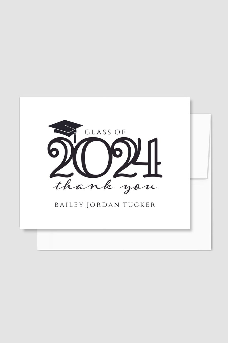 Personalized Graduation Thank You Cards From the Grad Stationery ...