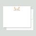 Personalized Stationery Set, Deer Personalized Stationery, Men's ...